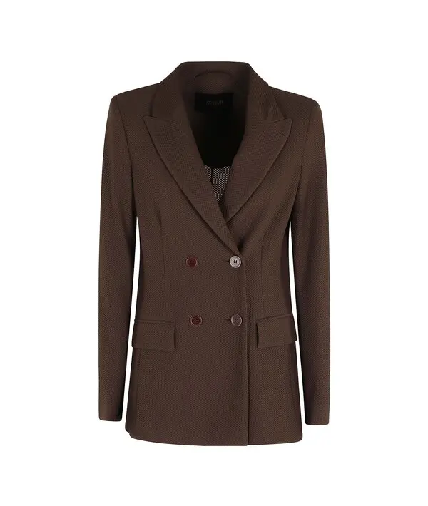 Seventy Double Breasted Tailored Blazer - Green