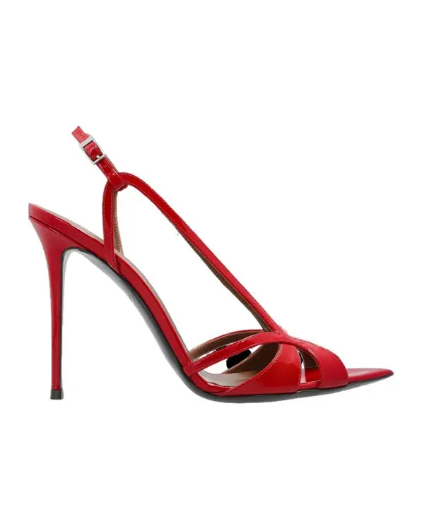 GIUSEPPE ZANOTTI Pointed Toe Slingback Heeled Sandals