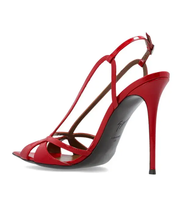 GIUSEPPE ZANOTTI Pointed Toe Slingback Heeled Sandals