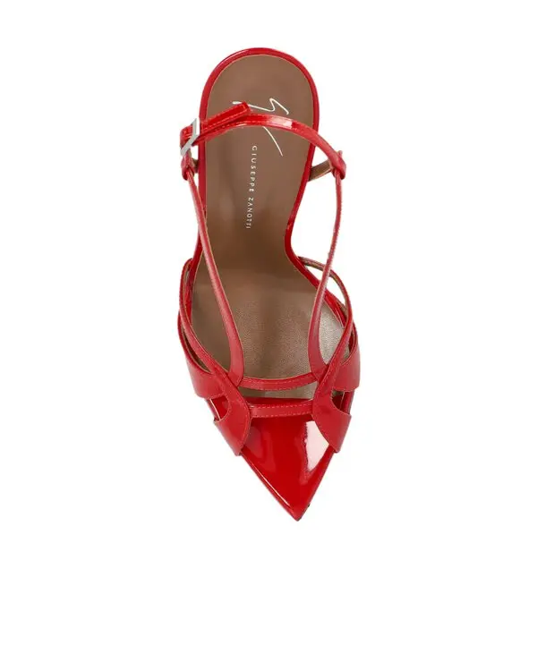 GIUSEPPE ZANOTTI Pointed Toe Slingback Heeled Sandals