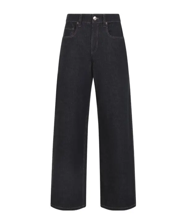 Brunello Cucinelli Belt Loop Jeans - Black