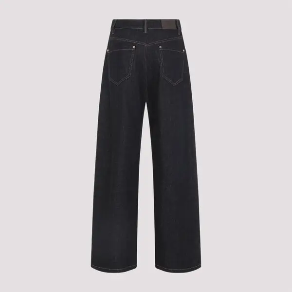 Brunello Cucinelli Belt Loop Jeans - Black