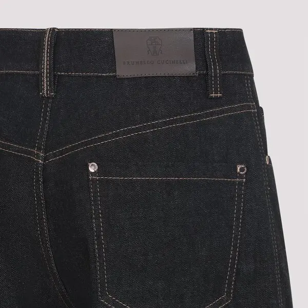 Brunello Cucinelli Belt Loop Jeans - Black