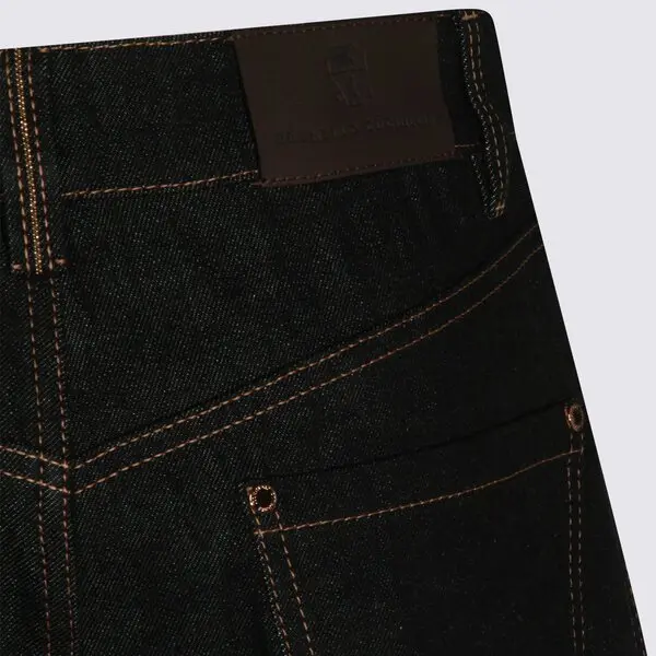 Brunello Cucinelli Belt Loop Jeans - Black