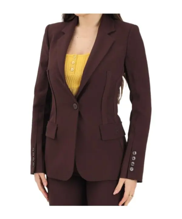 Elisabetta Franchi Single-breasted Fitted Blazer