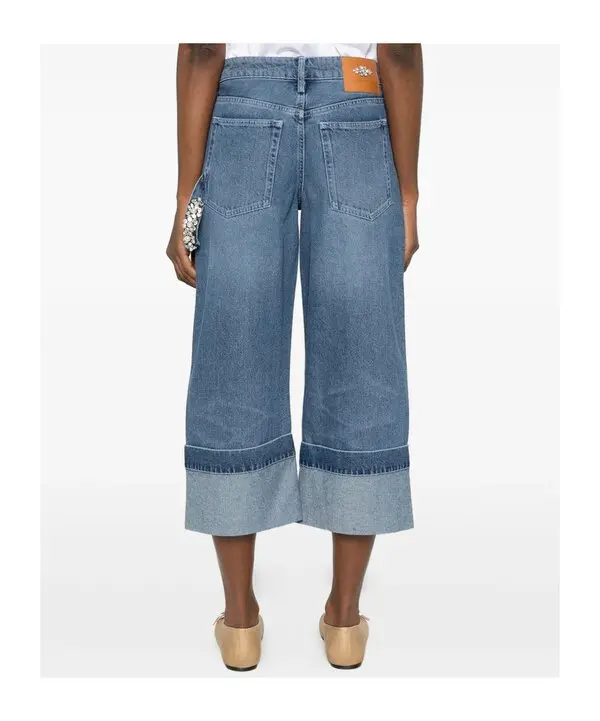 Simone Rocha Belt Loop Jeans - Blue