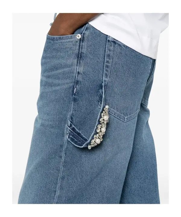 Simone Rocha Belt Loop Jeans - Blue