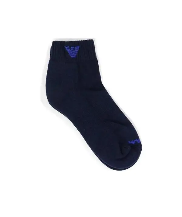Emporio Armani Logo Ankle Socks - Black