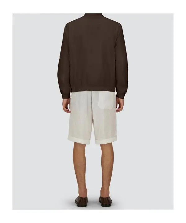 Herno Button-up Bomber Jacket - Brown