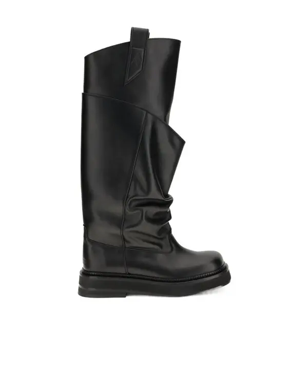 Attico The New Robin Passeggiata Combat Boots - Black