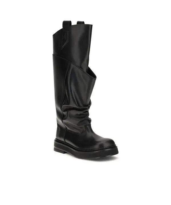 Attico The New Robin Passeggiata Combat Boots - Black