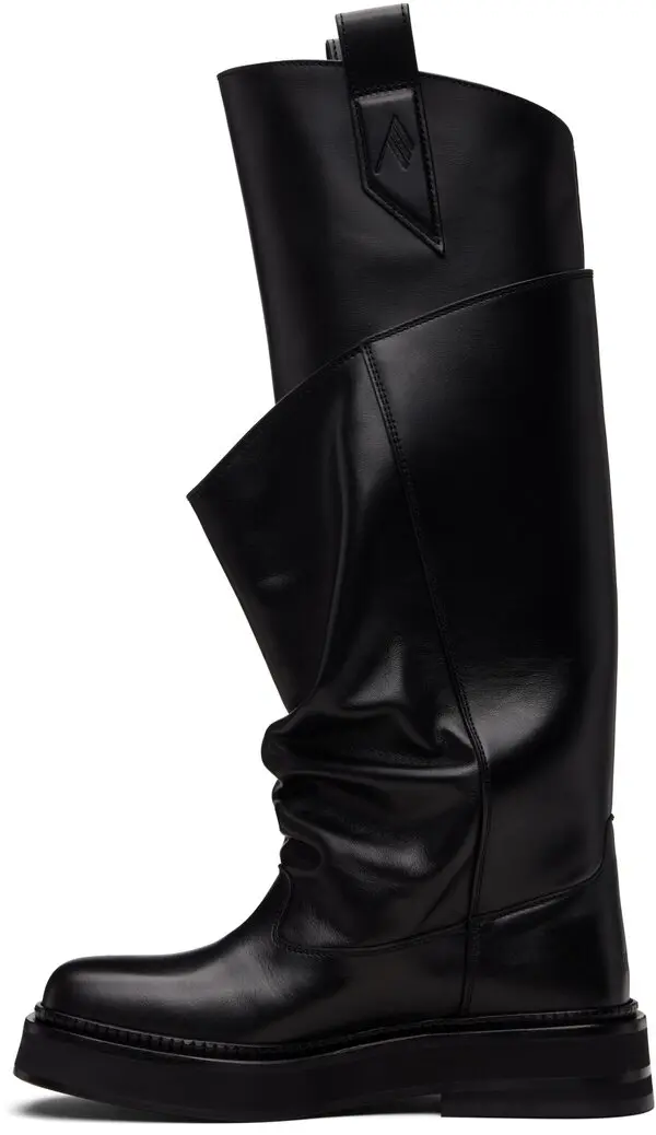 Attico The New Robin Passeggiata Combat Boots - Black
