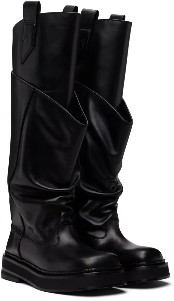 Attico The New Robin Passeggiata Combat Boots - Black