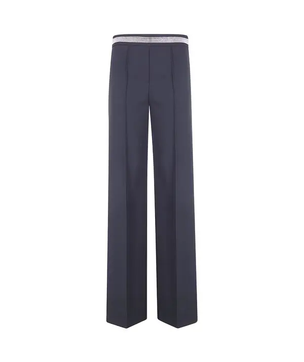 D.exterior Straight-leg Pleated Pants