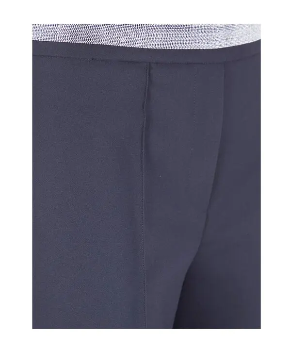 D.exterior Straight-leg Pleated Pants