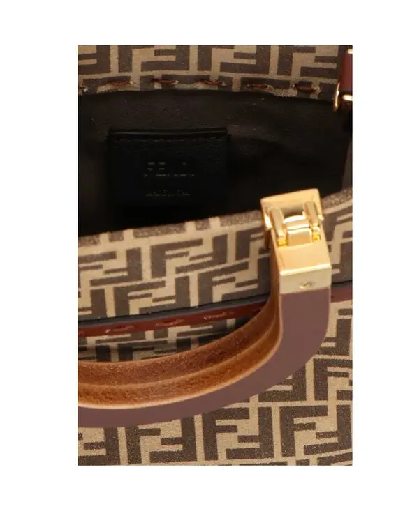 Fendi Mini Sunshine Top Handle Bag - Brown
