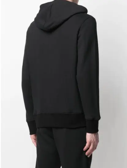 Alexander McQueen Embroidered Logo Zip-up Hoodie