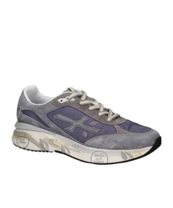Premiata Lace-up Low-top Sneakers - Gray