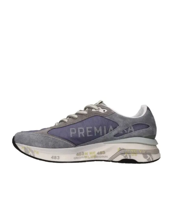 Premiata Lace-up Low-top Sneakers - Gray