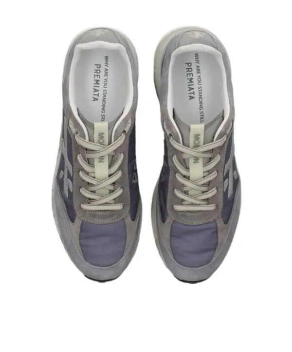 Premiata Lace-up Low-top Sneakers - Gray