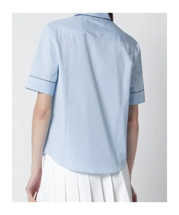 Prada Short Sleeve Shirt - Sky-blue