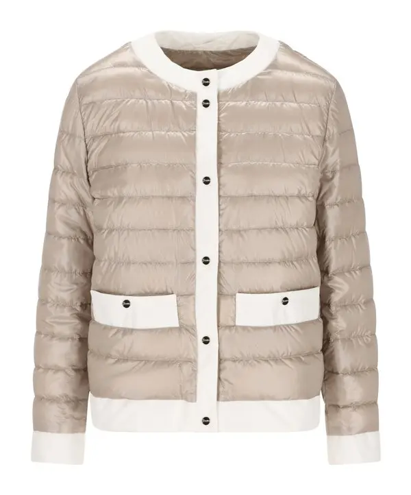 Herno Crewneck Buttoned Coat
