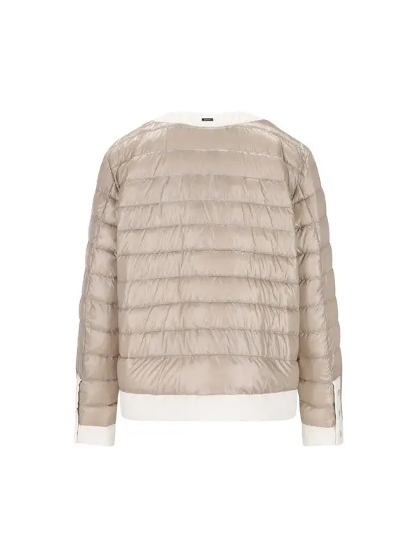 Herno Crewneck Buttoned Coat