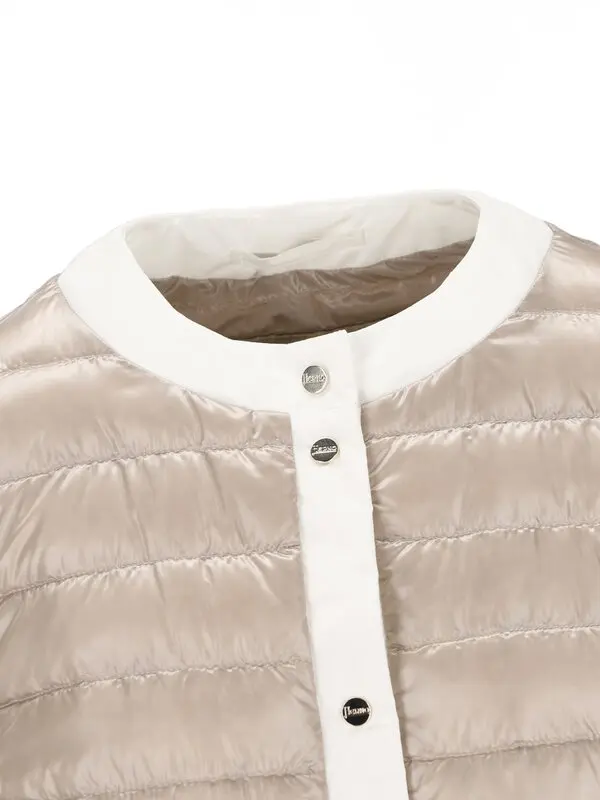 Herno Crewneck Buttoned Coat
