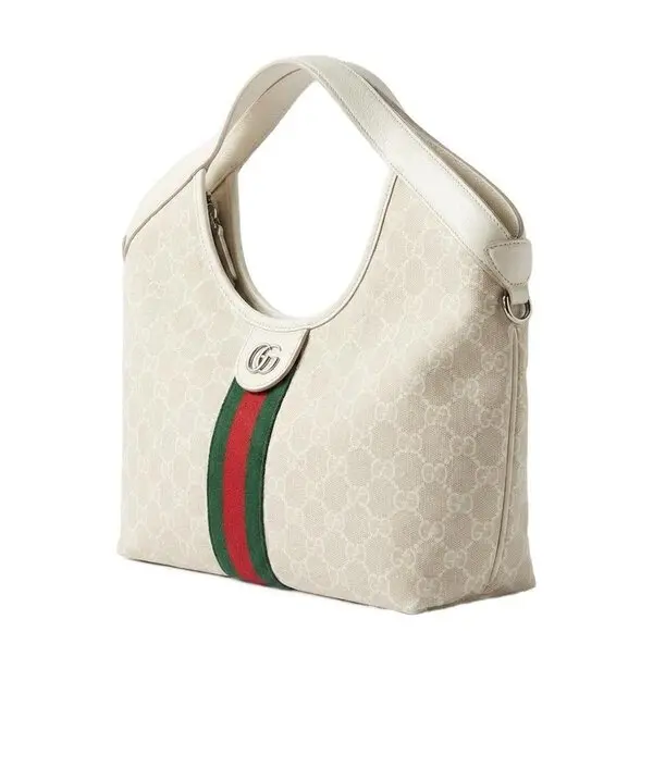 Gucci Giglio Small Tote Bag - Ivory