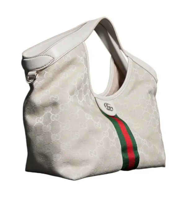 Gucci Giglio Small Tote Bag - Ivory