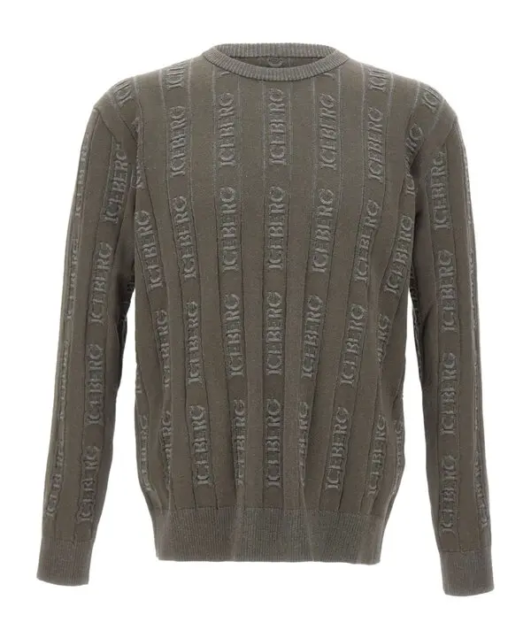 Iceberg All-over Logo Knitted Sweater