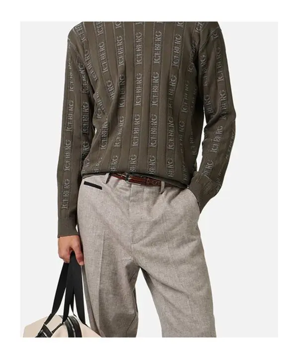 Iceberg All-over Logo Knitted Sweater