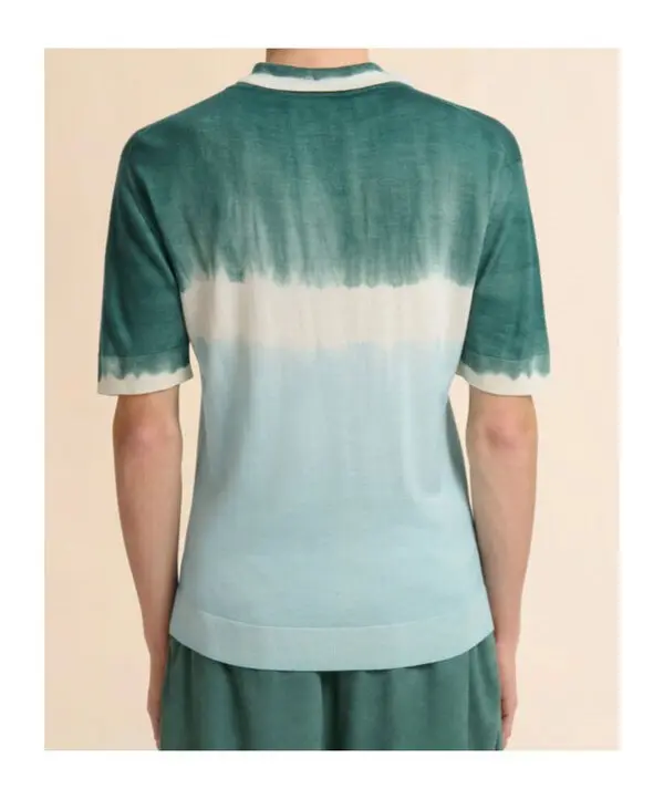 Marni Tie-dye Effect Buttoned Polo Shirt