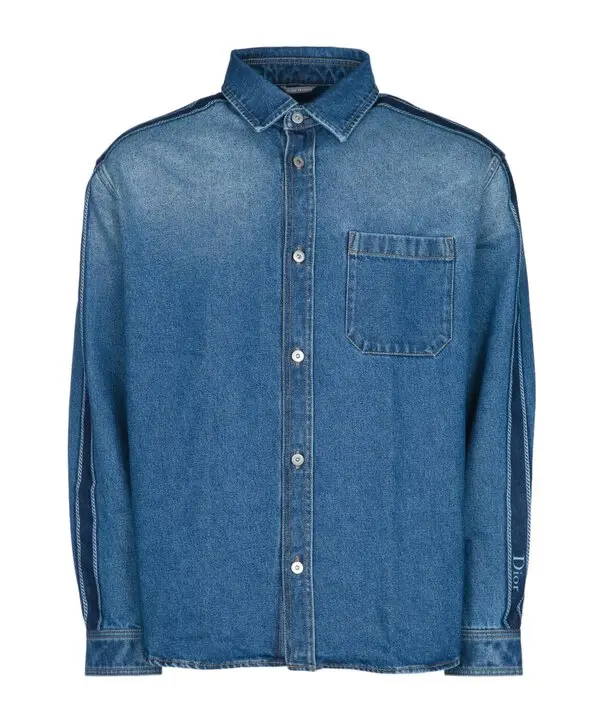 Dior Relaxed Twill Overshirt - Blue