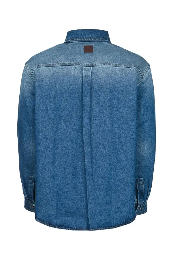 Dior Relaxed Twill Overshirt - Blue