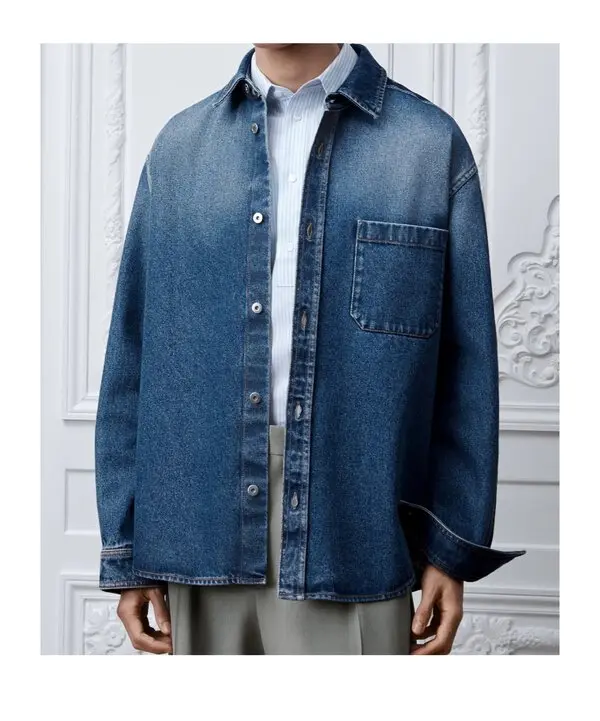 Dior Relaxed Twill Overshirt - Blue