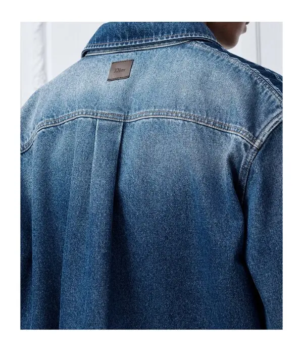Dior Relaxed Twill Overshirt - Blue