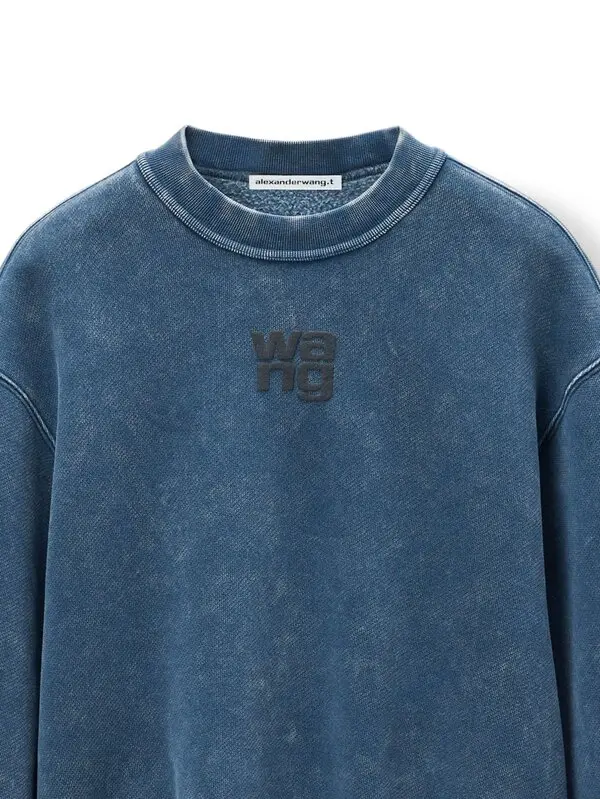 Alexander Wang Logo Embossed Crewneck Sweatshirt - No
