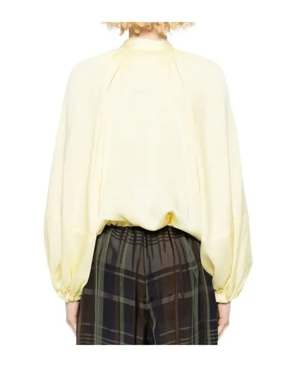 Fabiana Filippi Zip-up Jacket With Gathered Details - White