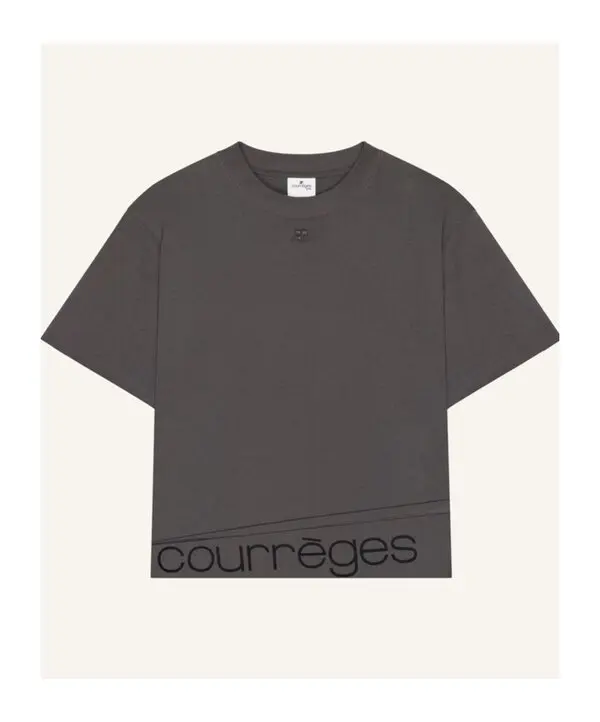 COURREGES Crewneck T-shirt