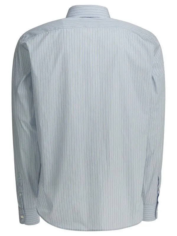 Prada Long-sleeved Striped Shirt