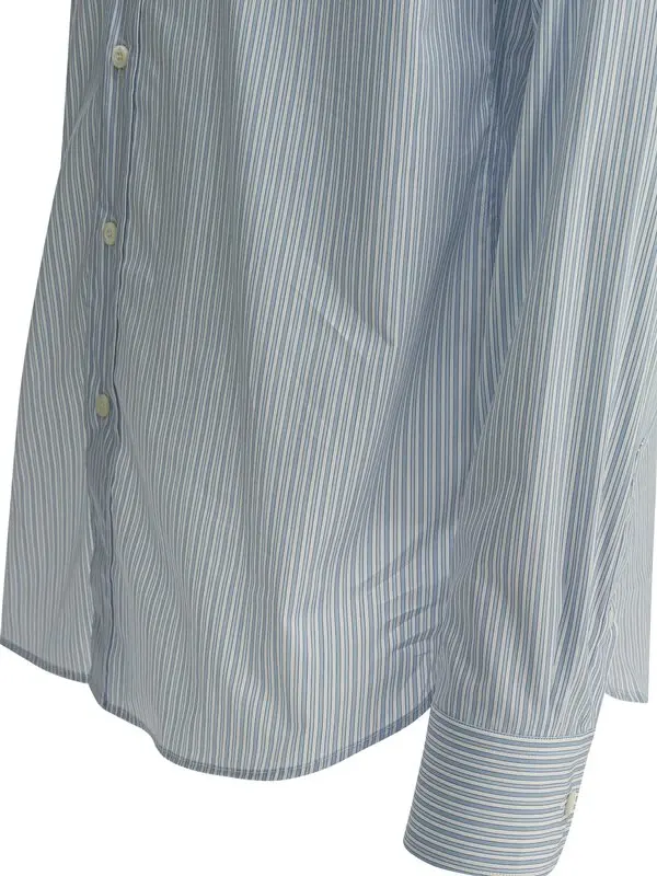 Prada Long-sleeved Striped Shirt