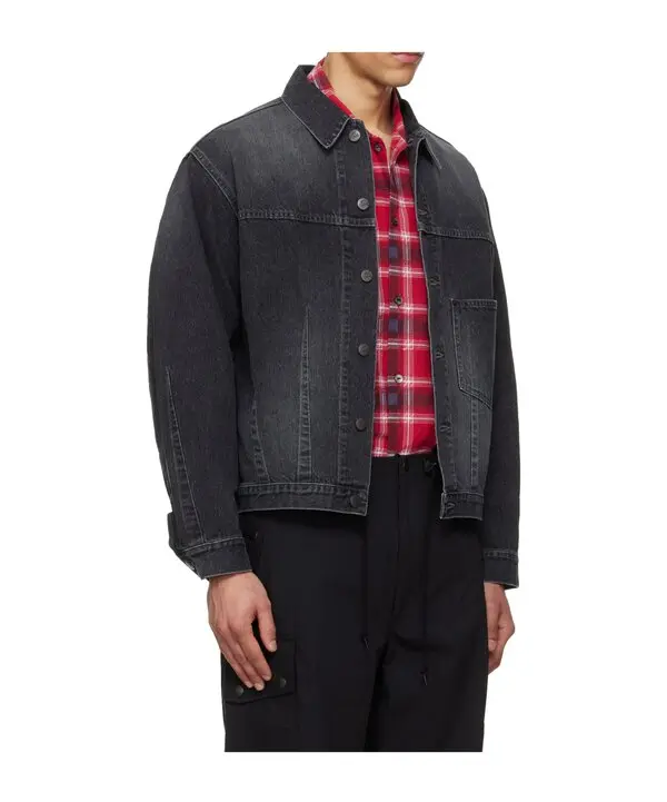 Needles Distressed Denim Jacket