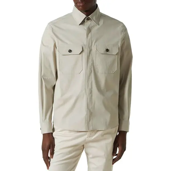 Zegna Flap Pocket Shirt Jacket - No
