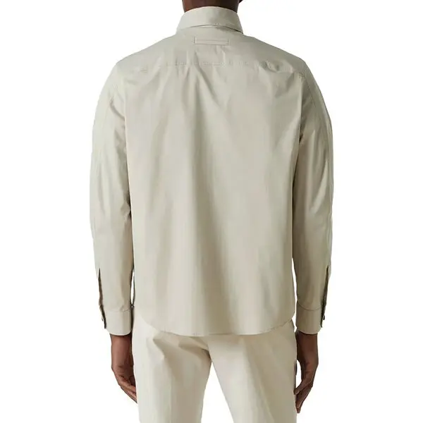 Zegna Flap Pocket Shirt Jacket - Nude