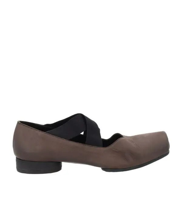 UMA WANG Square-toed Ballet Flats With Elastic Detail