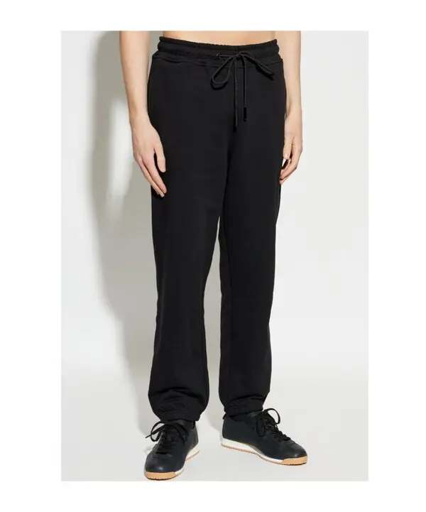 Iceberg Elasticated Waistband Drawstring Sweatpants - Black
