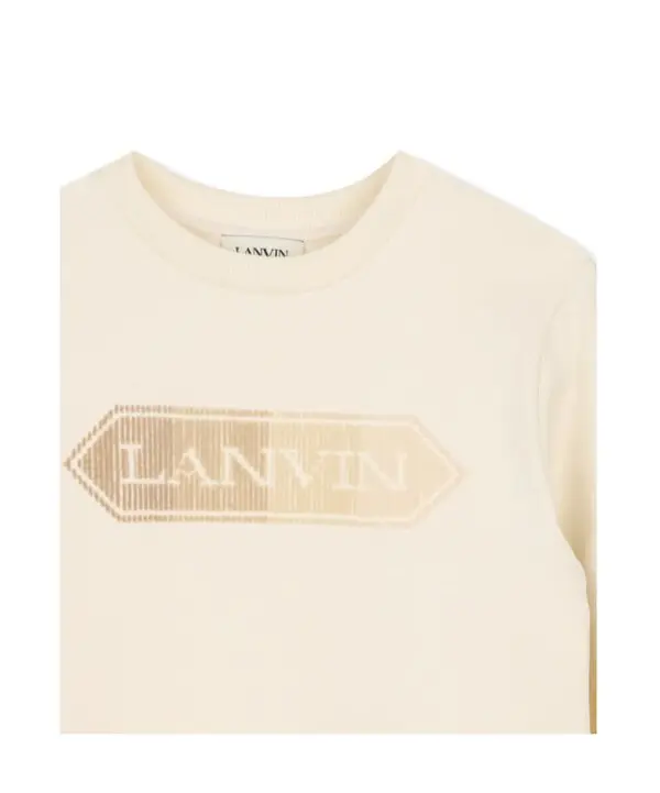 LANVIN Logo Detailed Crewneck Sweatshirt