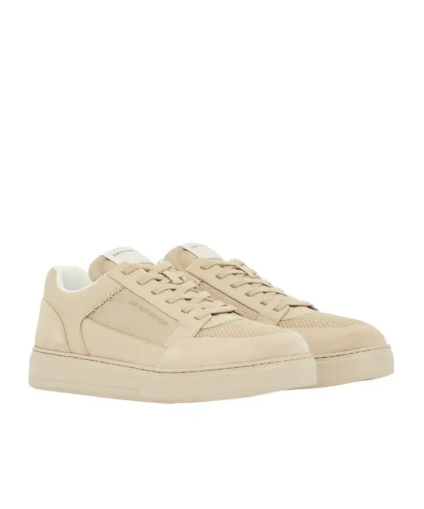Emporio Armani Panelled Logo Low-top Sneakers