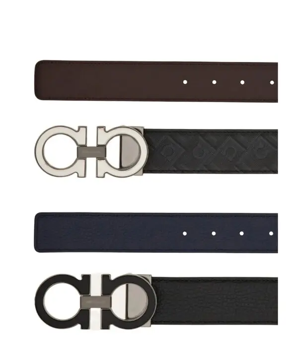 FERRAGAMO Reversible Logo Buckle Belt